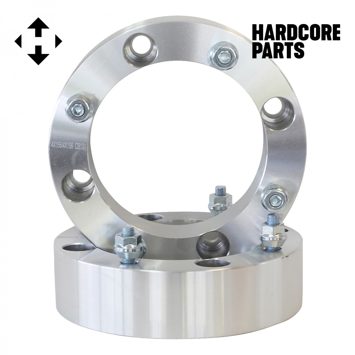 4" (2" per side) ATV Wheel Spacers Yamaha - WS 4x156 2 QTY