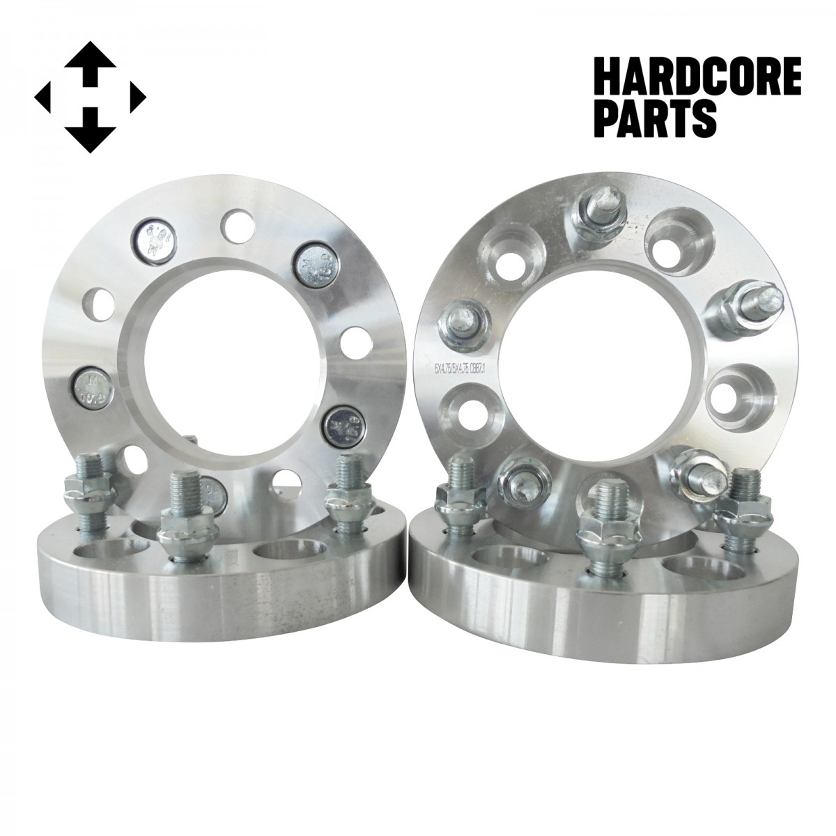 2" 5 X 4.75 Wheel Spacers Adapters 4 QTY