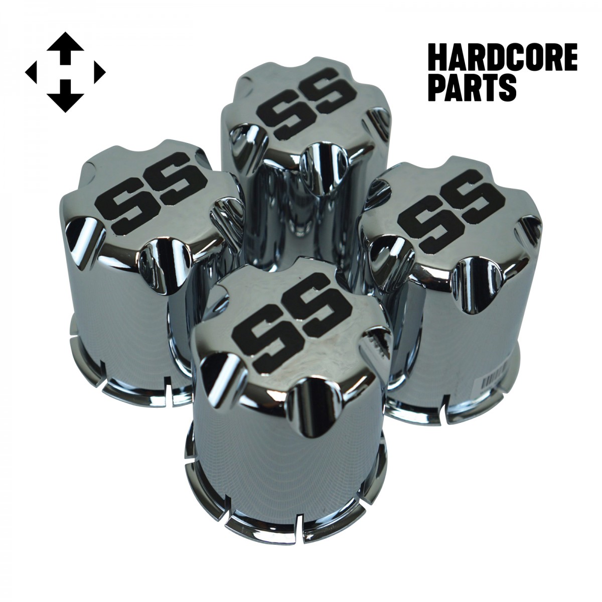 14" Machined/Black 'Hornet' Wheel and Tire Combo - Set of 4, includes ...