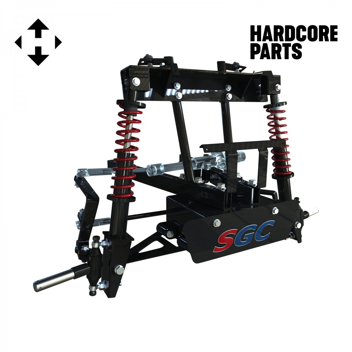 6” Heavy Duty All-Terrain Suspension Lift Kit for EZGO TXT/PDS Golf ...